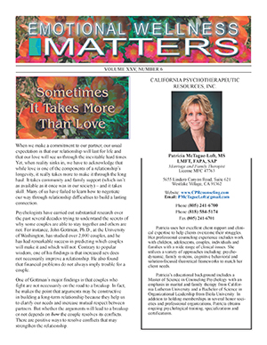 Newsletters - CPR Counseling